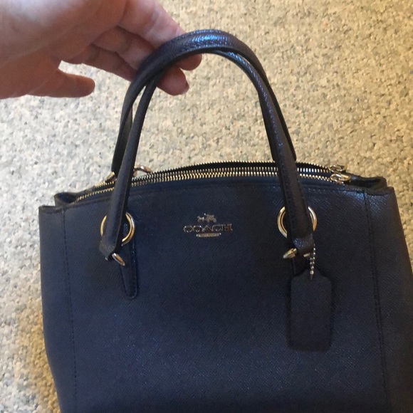 Coach | Bags | Coach Nwt Mini Satchel Metallic Blue | Poshmark